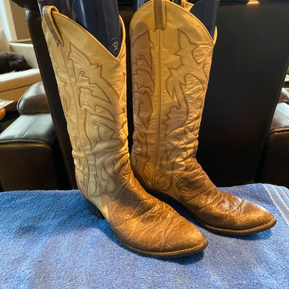 Larry Mahan | Shoes | Larry Mahan Elephant Skin Boots | Poshmark